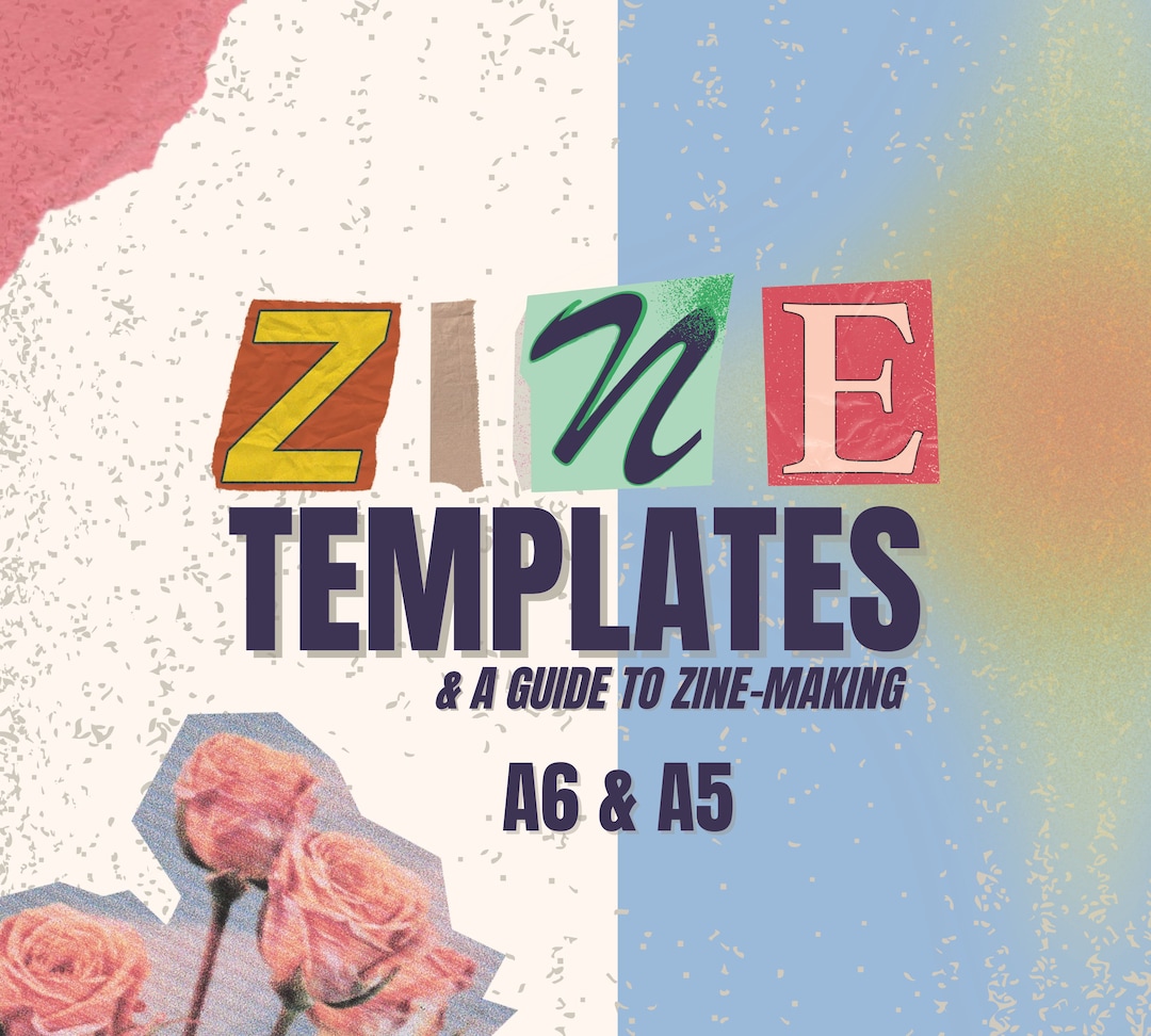 Bundle: A5 and A6 Zine Templates | Canva Editable Templates, A Guide to ...