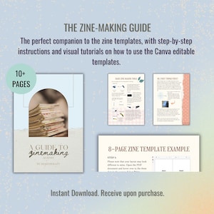 A5 Zine Templates | Canva Editable Templates, A Guide to Zine-making ...