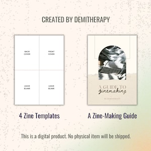 A6 Zine Templates | Canva Editable Templates, A Guide to Zine-making ...