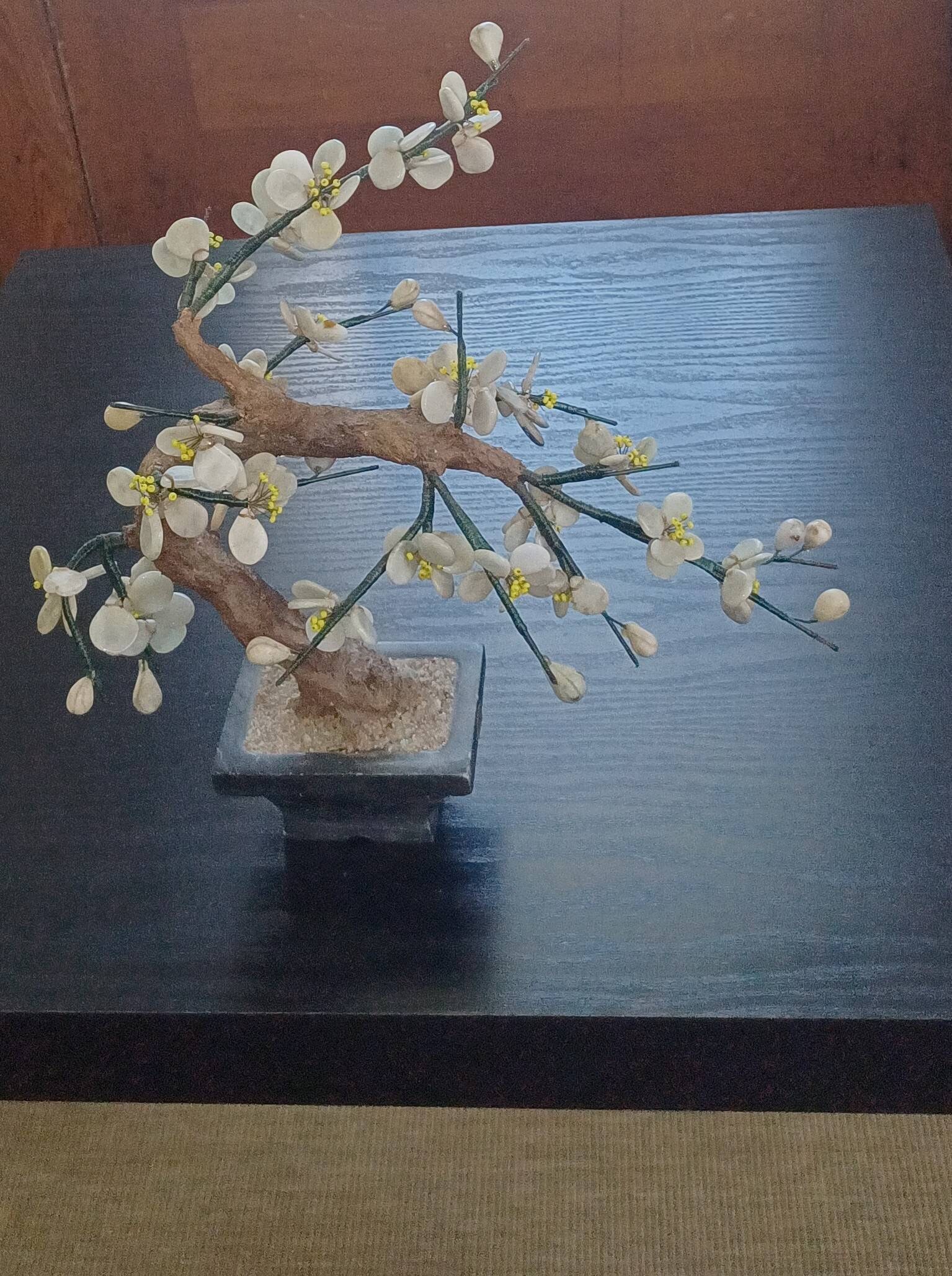 Vintage Hong Kong Jade Carved Bonsai Tree (casted.) - Etsy
