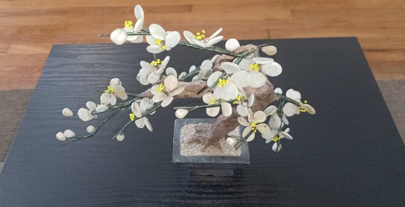 Vintage Hong Kong Jade Carved Bonsai Tree (casted.) - Etsy