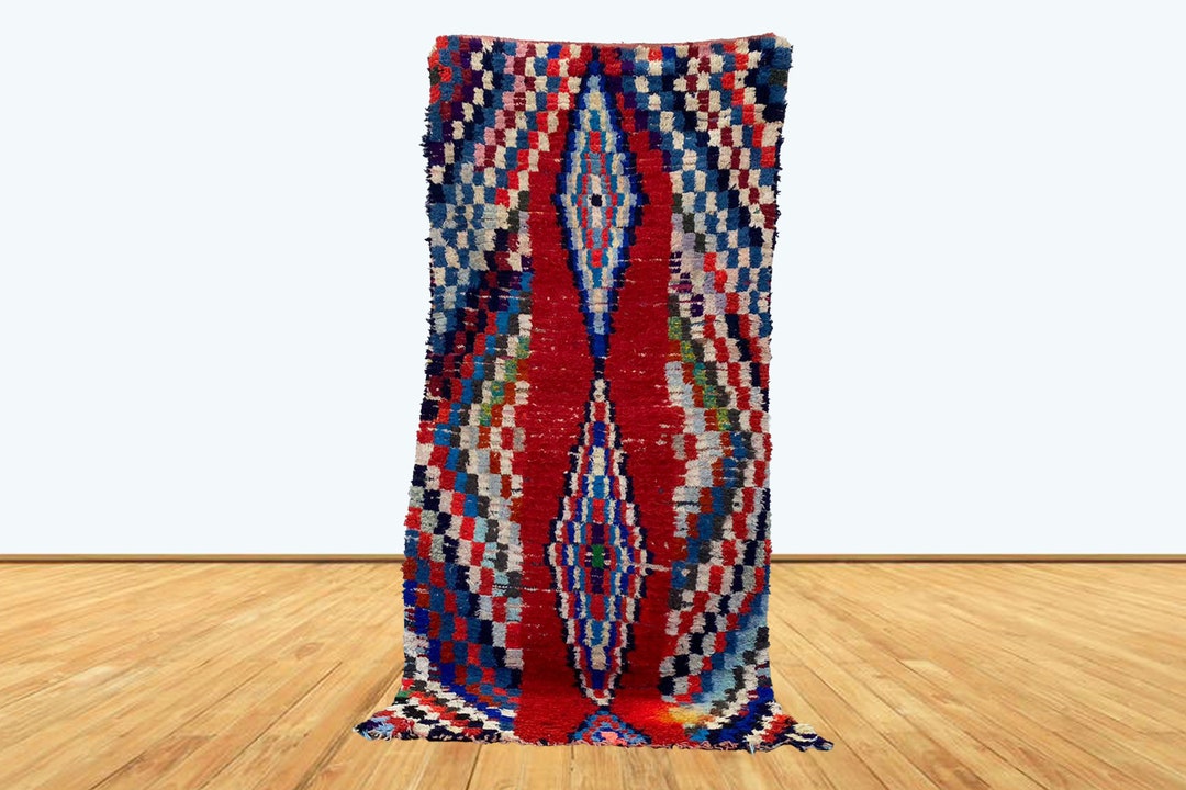 7x3 Feet Berber Moroccan Colorful Runner Rugs. - Etsy