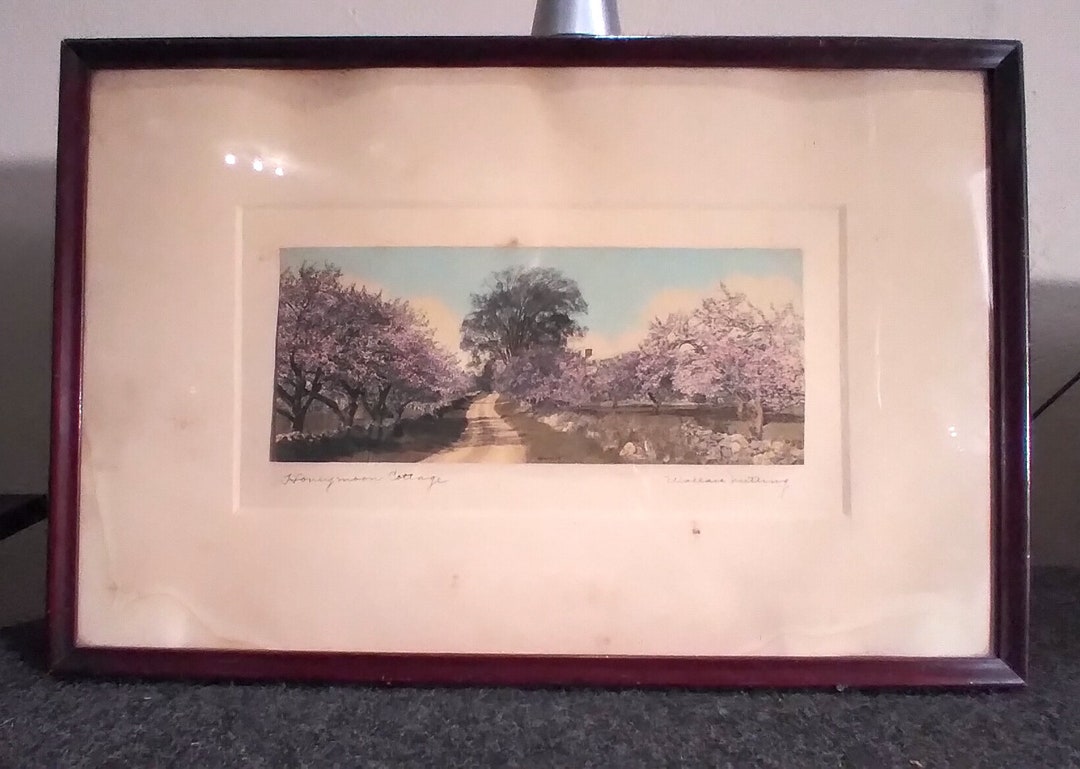 Wallace Nutting 3 Signed Colorized Prints - Etsy