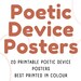 Printable Poetic Devices Classroom Teacher Resources - Etsy UK