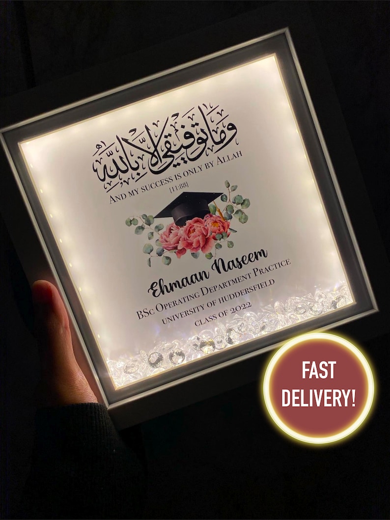 Islamic Graduation Frame. Graduation Frame. Light up Frame. Graduation ...