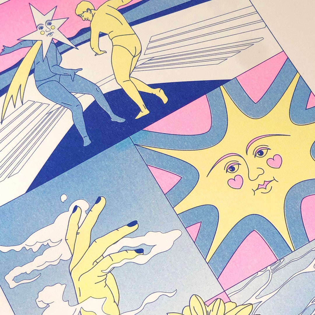 CRUISE POSTER RISOGRAPHY 30x40cm - Etsy