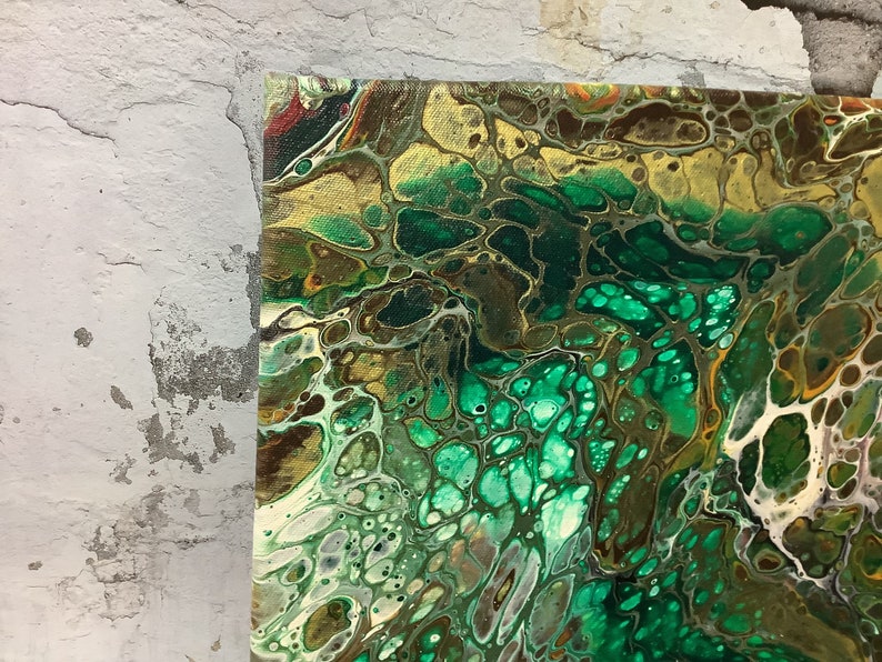 Acrylic Pour Sea Turtle - Etsy