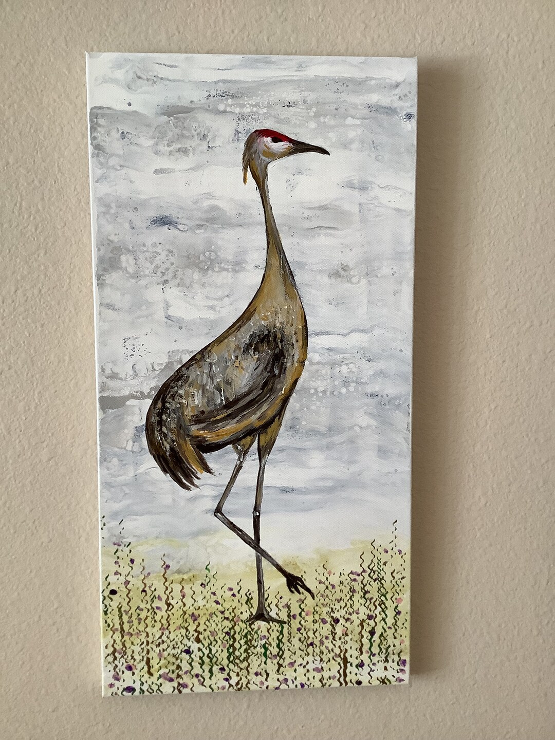 Acrylic Sandhills Crane - Etsy