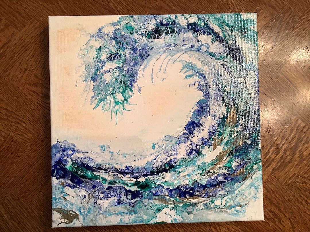 Blue Wave - Etsy