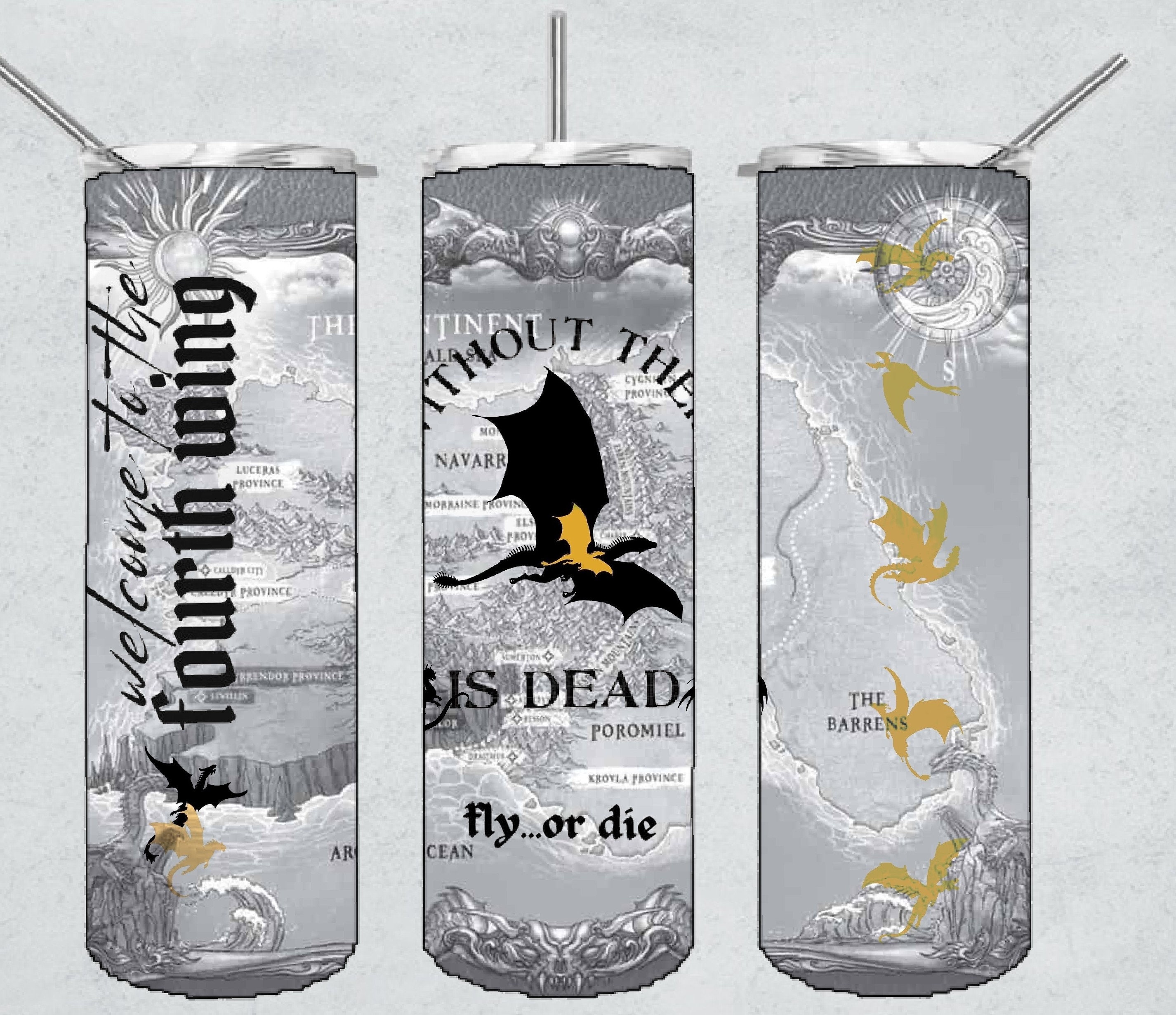 20oz Fourth Wing Sublimation Tumbler Wrap - Etsy