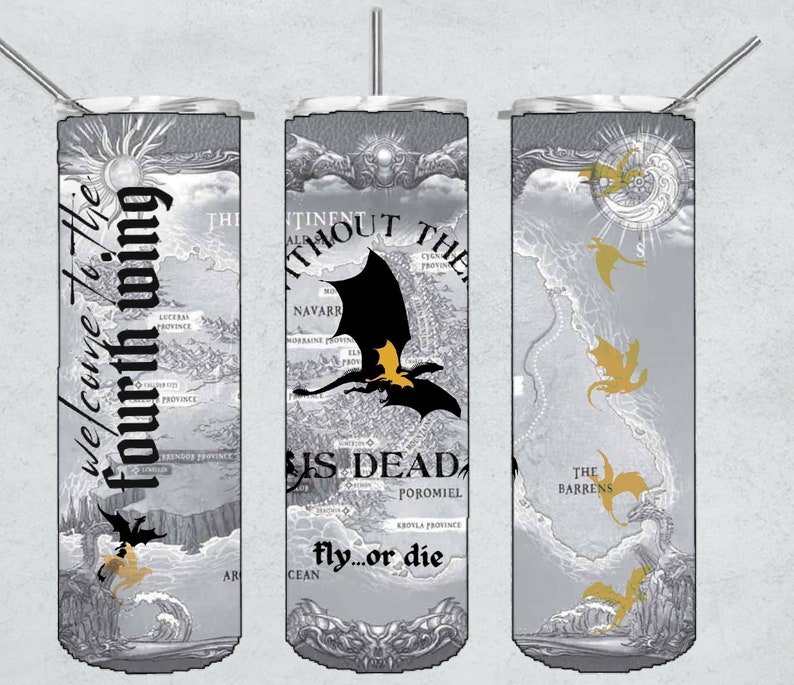 20 Oz. Fourth Wing Sublimation Tumbler Wrap. - Etsy