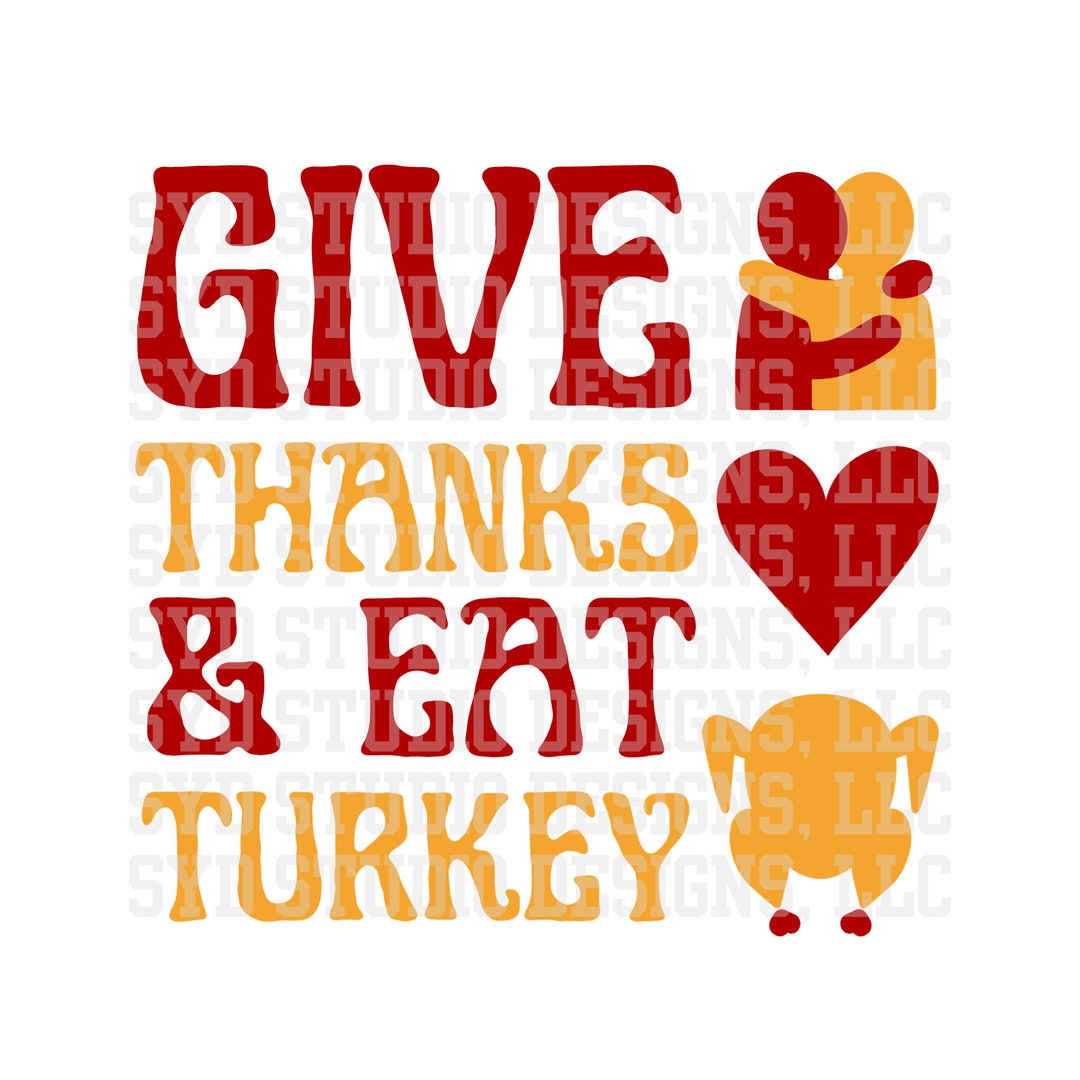 Give Thanks Clip Art, Turkey SVG, Turkey Face SVG, Cutest Turkey Svg - Etsy