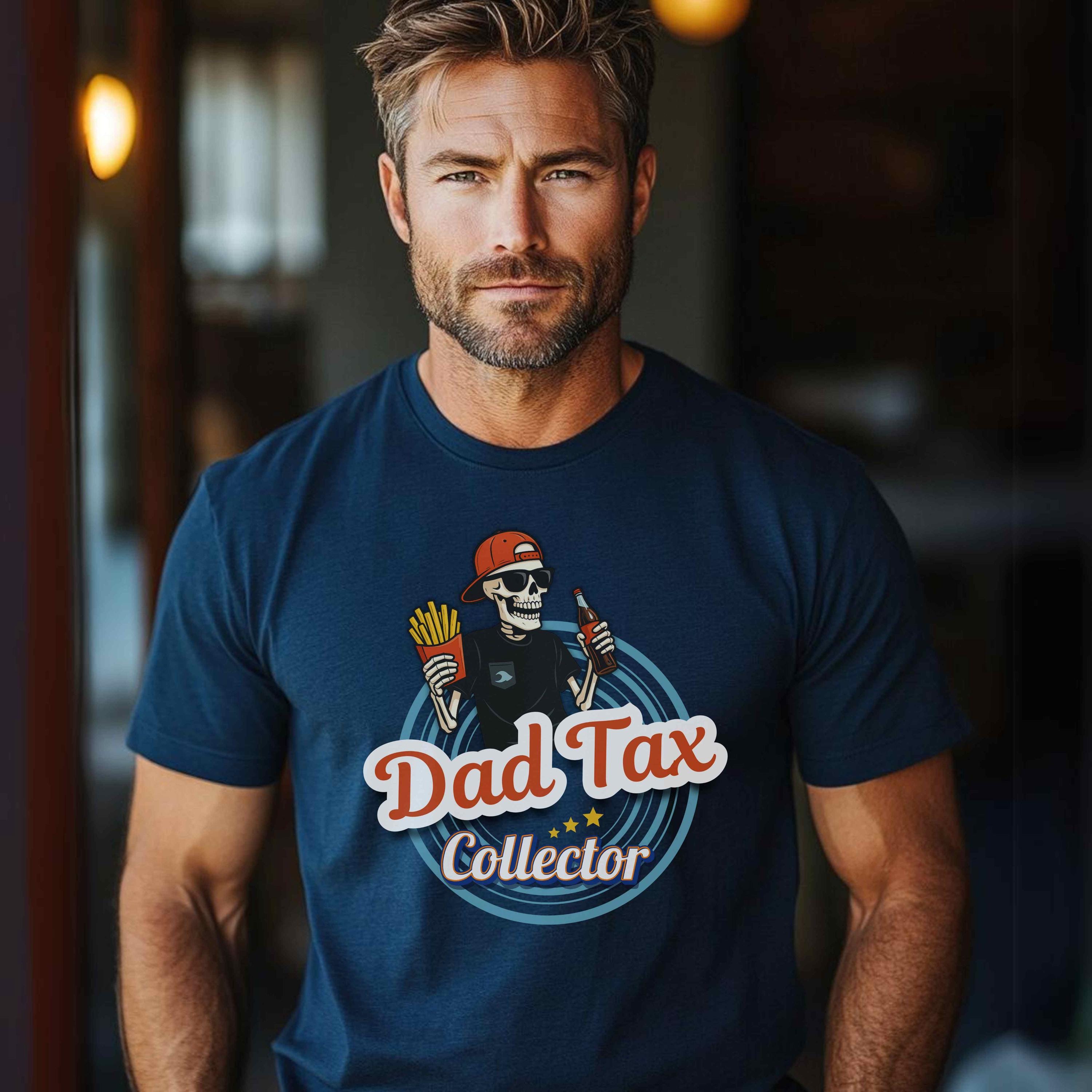 Dad Tax Collector PNG – Funny Skeleton Dad Shirt – Father’s Day Gift ...