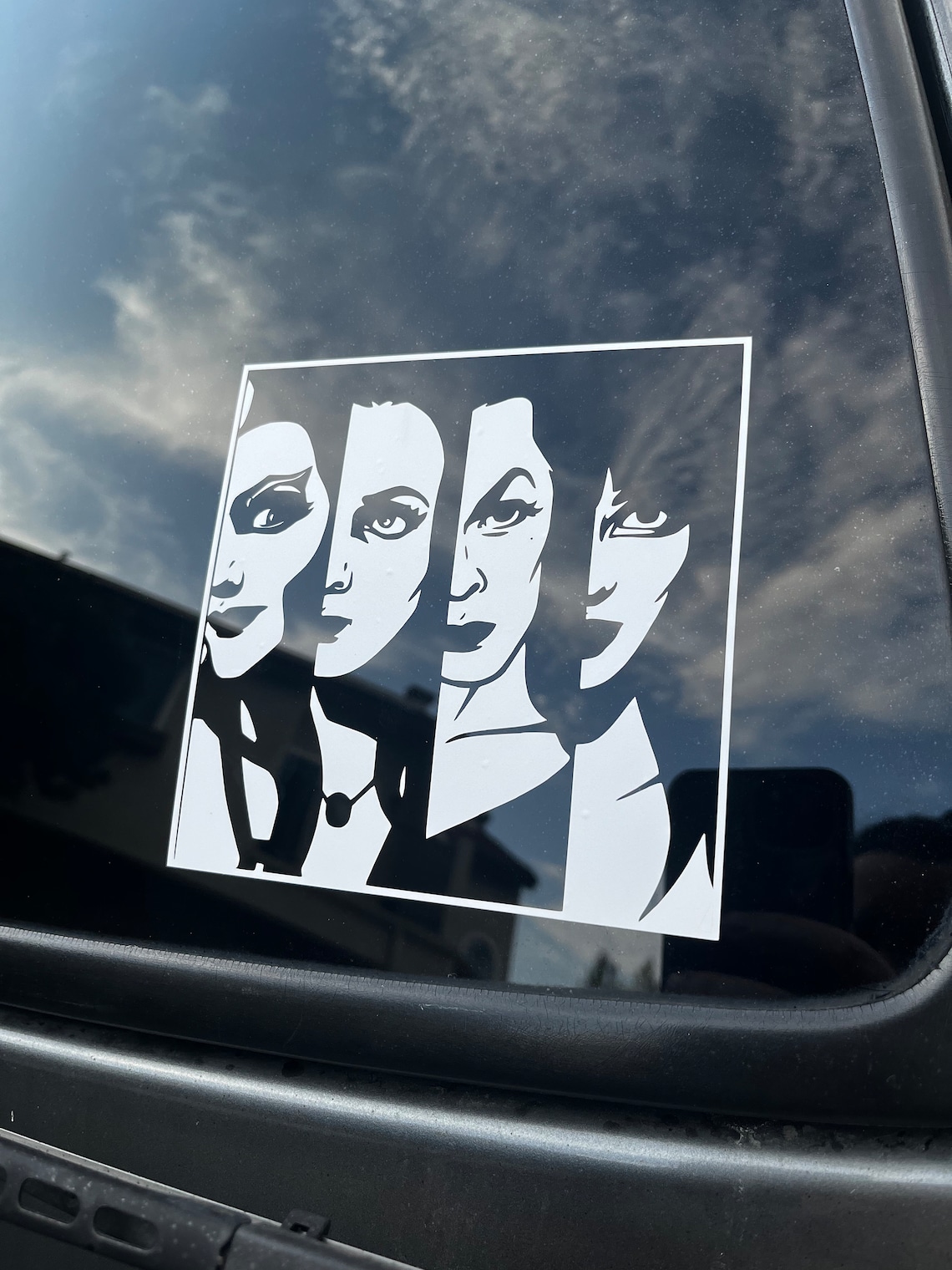Goth Girl Decal Sticker Elvira Vampira Lily Munster - Etsy