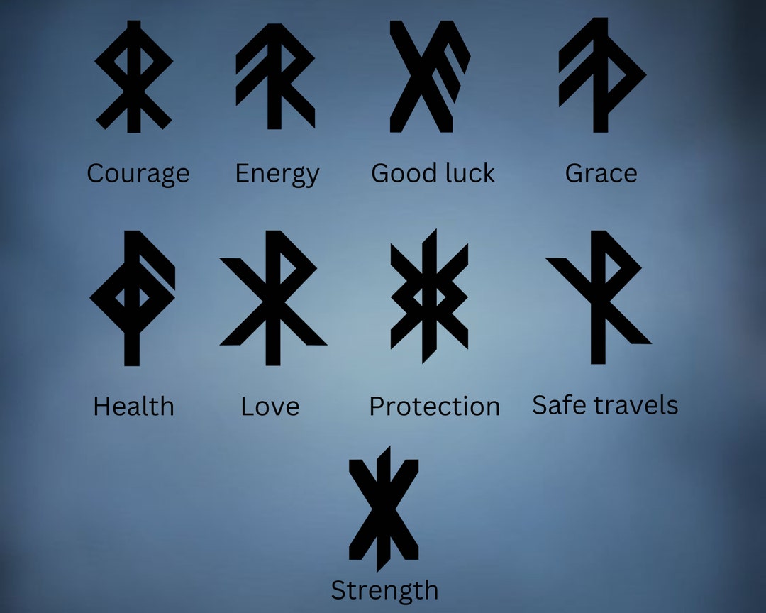 Viking Rune Decals Norse Runes Viking Symbol Decals for Cars, Laptops ...