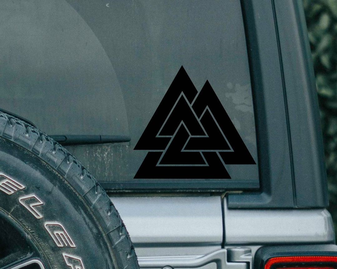 Valknut Decal Viking Symbols Norse Symbols Knots of Battle Odin - Etsy