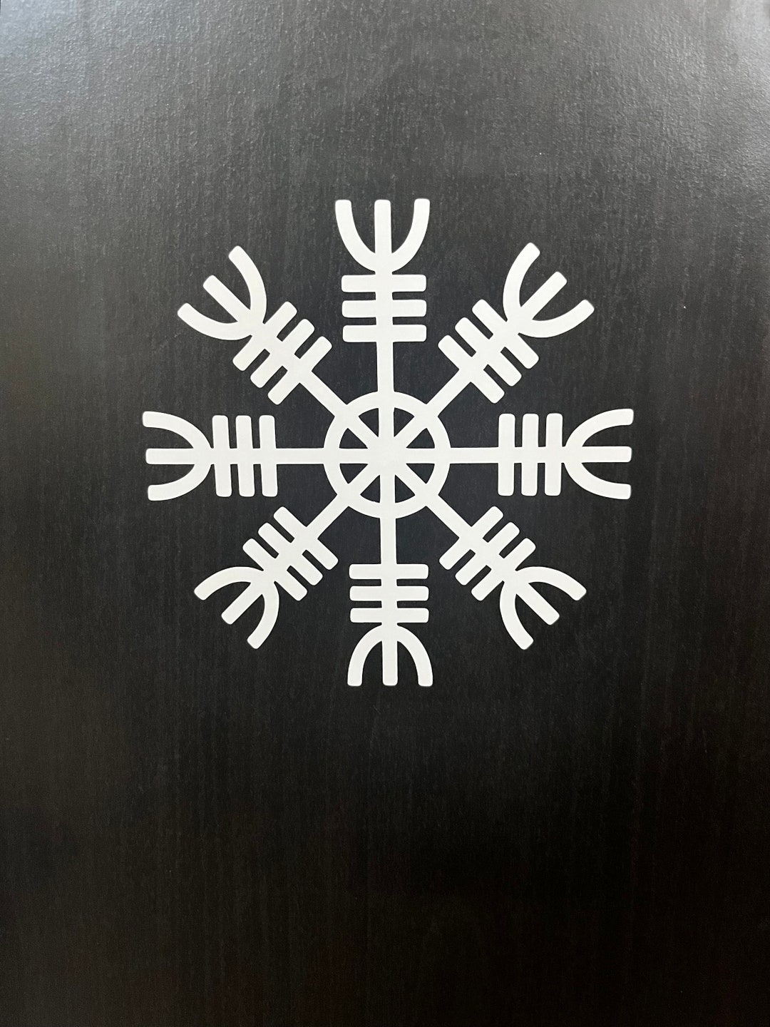 Helm of Awe Decal Ægishjálmr Decal Helm of Terror Icelandic Staves ...