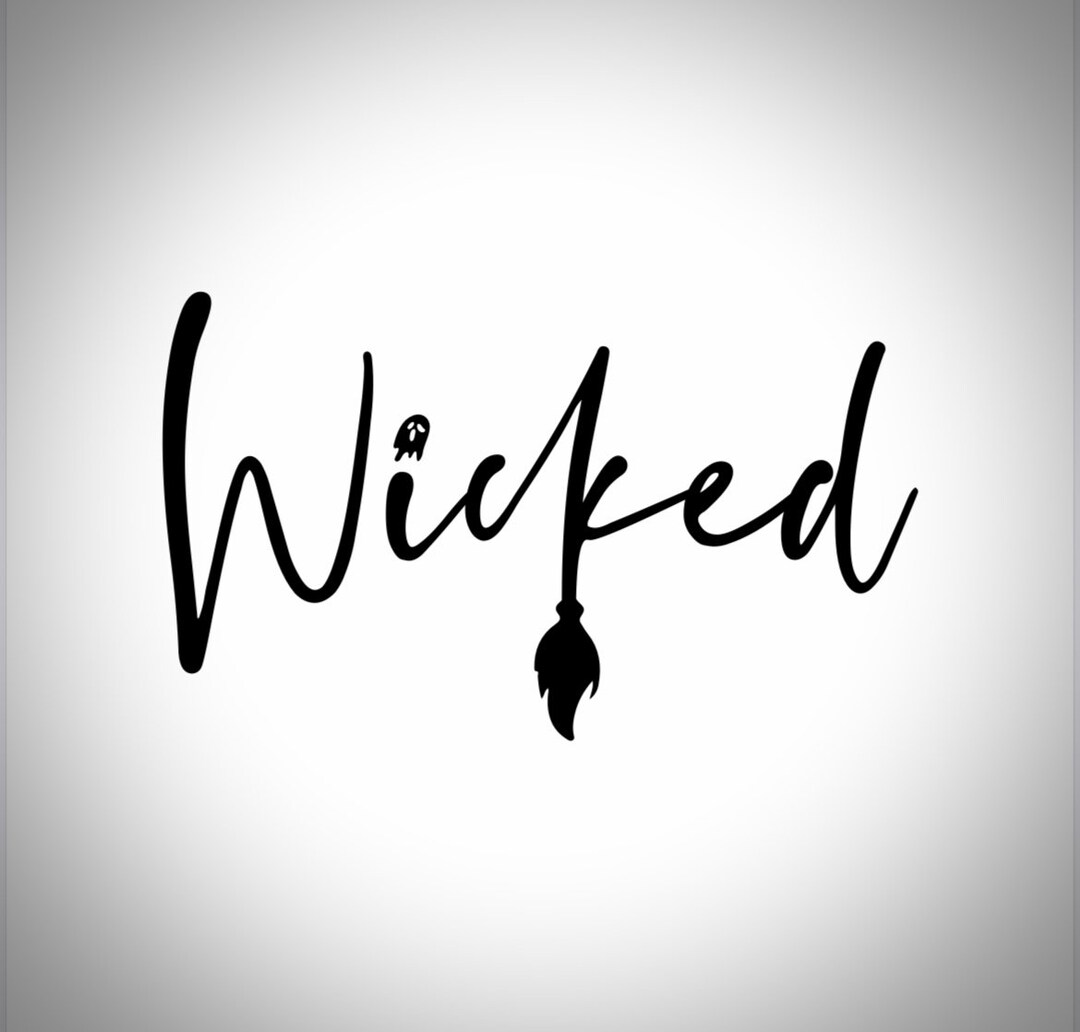 Wicked Decal Sticker Wicked Decal Ghost Decal Spooky Decals for Cars ...