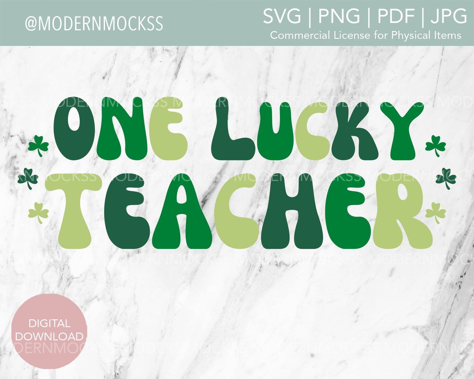 Lucky Teacher SVG Teacher St Patrick SVG St Patricks Day | Etsy