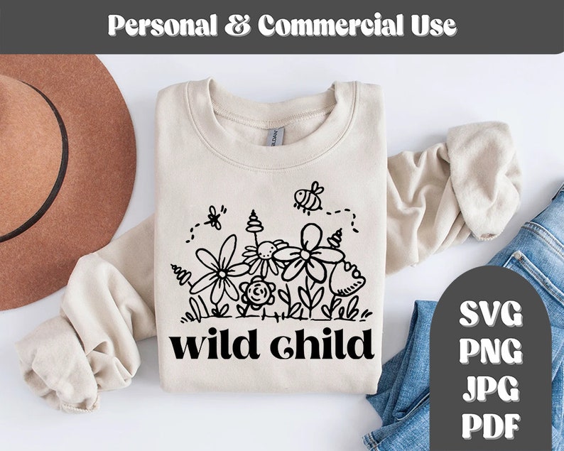 Wild Child Svg Toddler Shirt Svg Toddler Svg Toddler Girl - Etsy