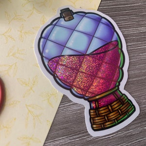 Potion of Levitation Sticker Die Cut Vinyl Glitter Sticker | Waterproof ...