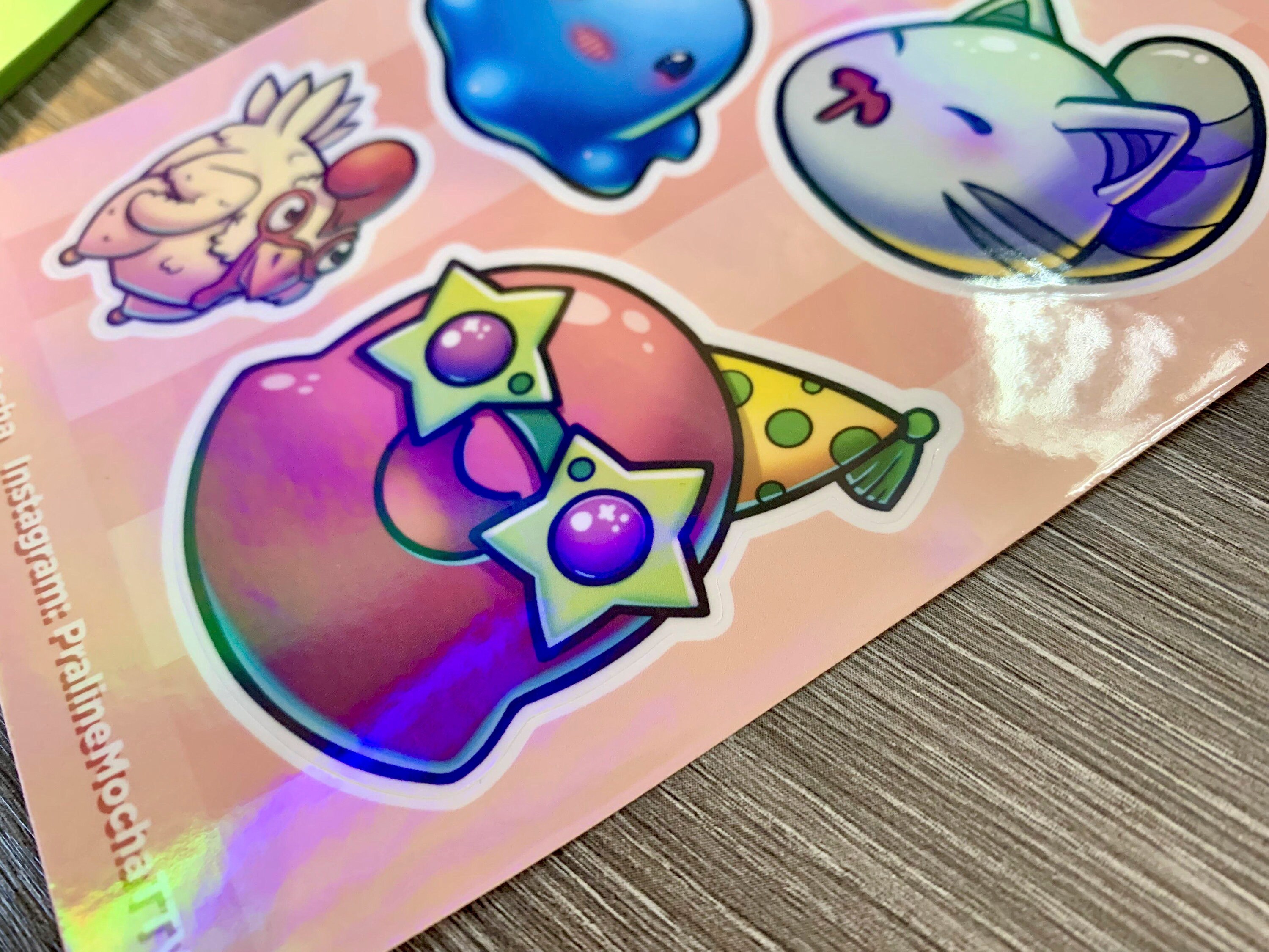 Slime Rancher Slime Squad Vinyl Sticker Sheet Water Resistant ...