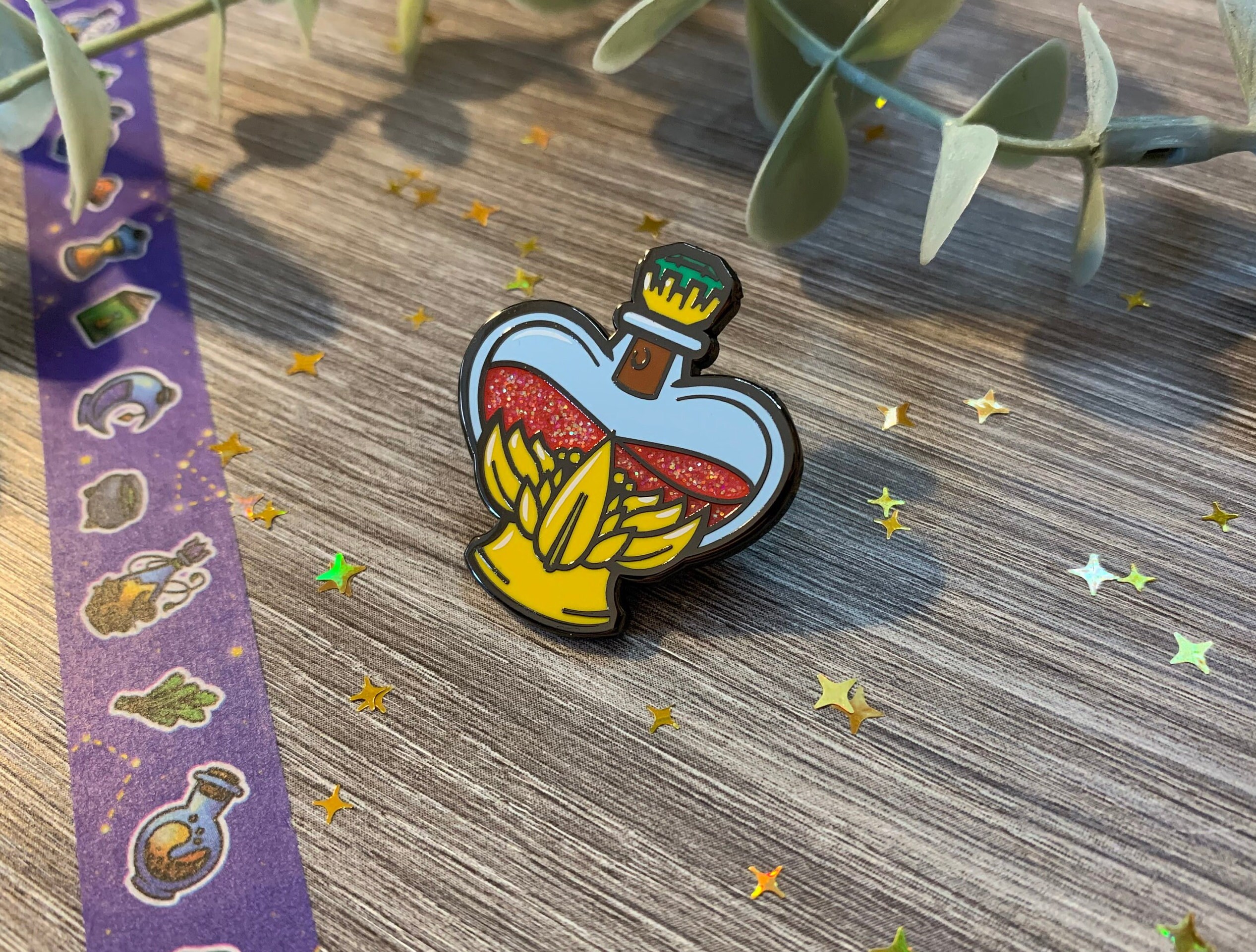 Potion Pins Enamel Pin Blind Bag Cute Potion Bottle Dnd Enamel Pin ...