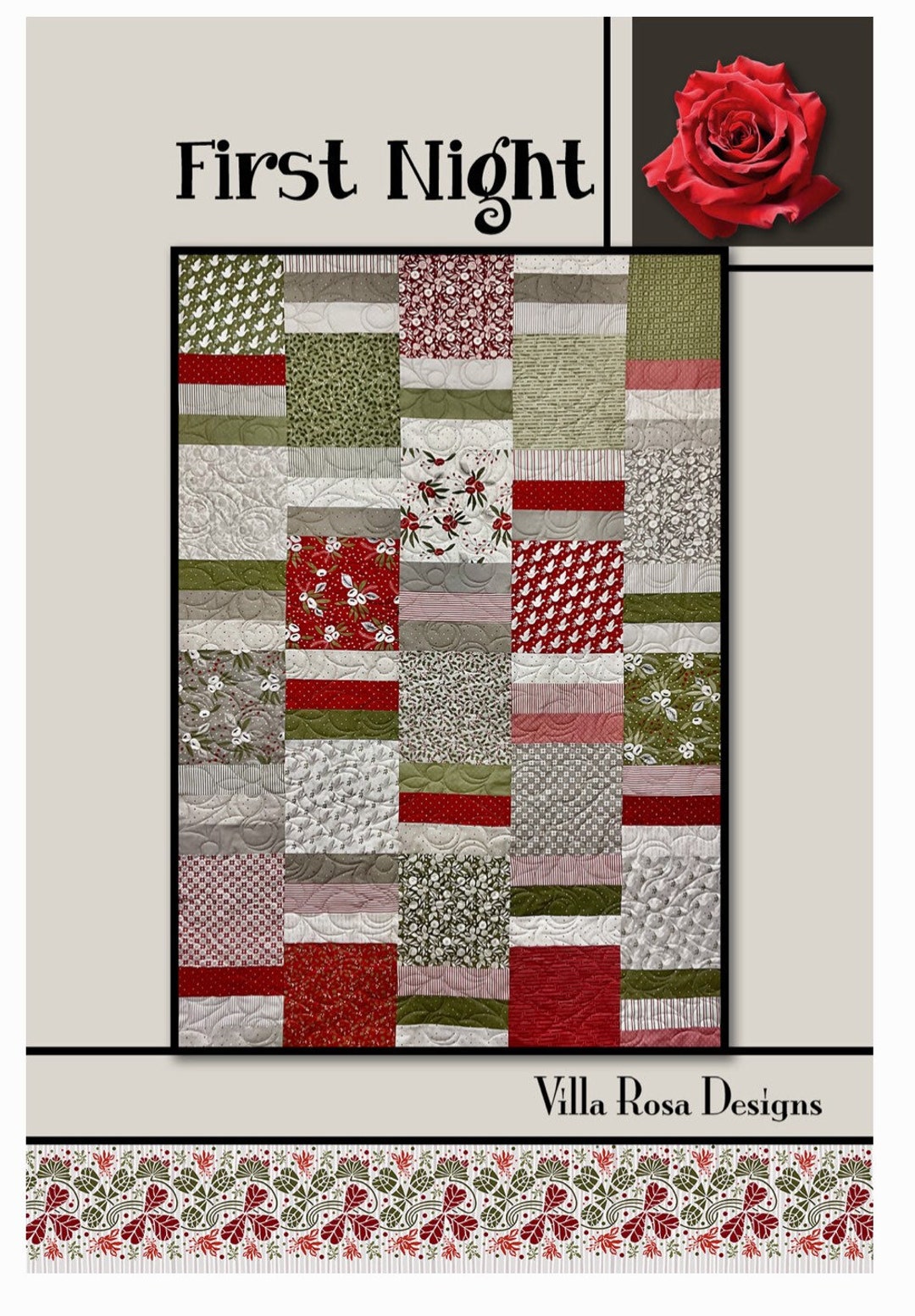 Villa Rosa Designs First Light Pattern - 10” Quilt Pattern - Villa Rosa ...