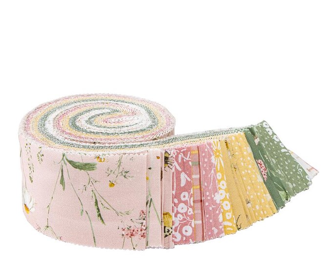 IN STOCK Riley Blake Love Me More Rolie Polie - 2.5 Inch Strips ...