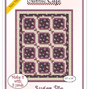 Fabric Cafe Sugar Pie Pattern 3 Yard Quilt Pattern - Windmill Pattern ...