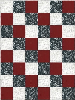 Fabric Cafe EZ Patch Pattern 3 Yard Quilt Pattern - Quilt Pattern ...
