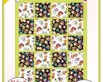 Fabric Cafe EZ Patch Pattern 3 Yard Quilt Pattern Quilt Pattern Fabric Cafe Pattern - Etsy