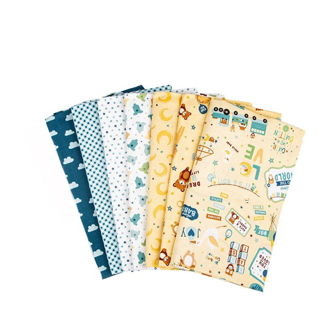 PREORDER Riley Blake Baby Boy Mini Fat Quarter Bundle - Baby Fabric ...
