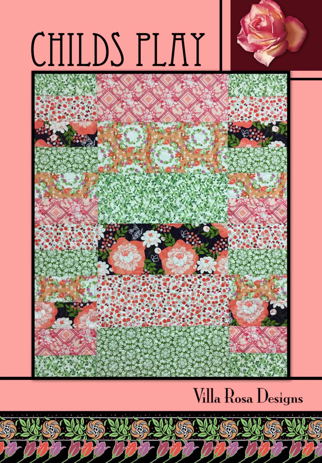 Villa Rosa Designs Child’s Play Pattern - Fat Quarter Quilt Pattern ...