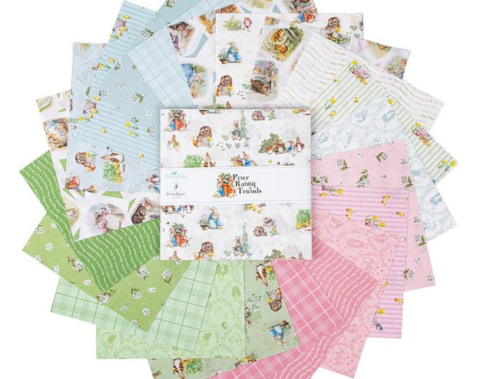 IN STOCK Riley Blake Peter Rabbit and Friends Layer Cake - 10 ” Stacker ...