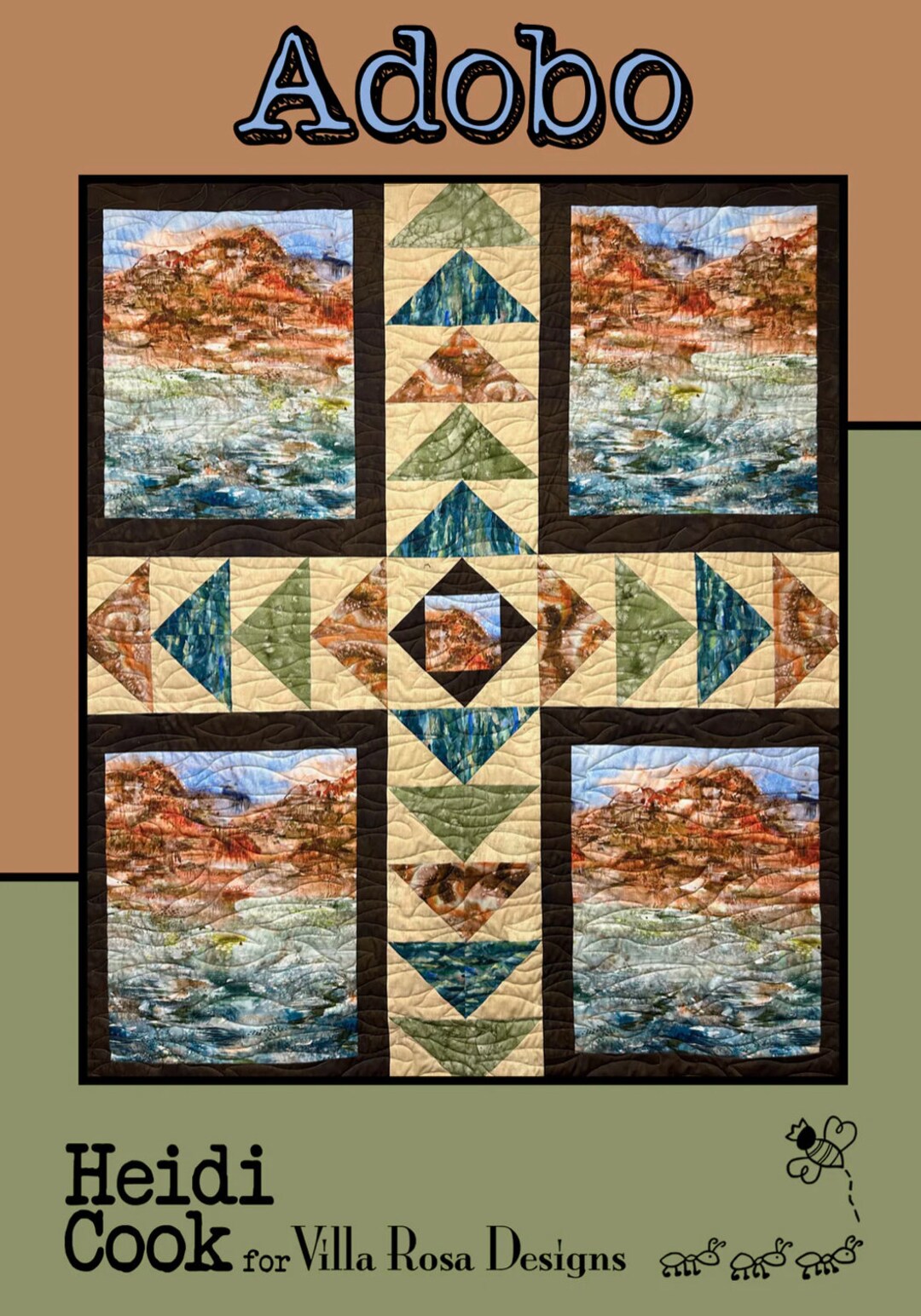 Villa Rosa Designs Adobo Pattern - Quilt Pattern - Villa Rosa - Fat ...