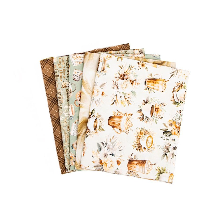 RESERVA el paquete Riley Blake Sweet Coffee Time Mini Fat Quarter ...