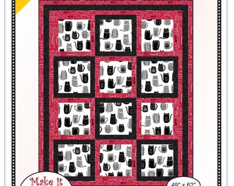 Fabric Cafe Fun Times Pattern 3 Yard Quilt Pattern Quilt Pattern Fabric Cafe Pattern - Etsy