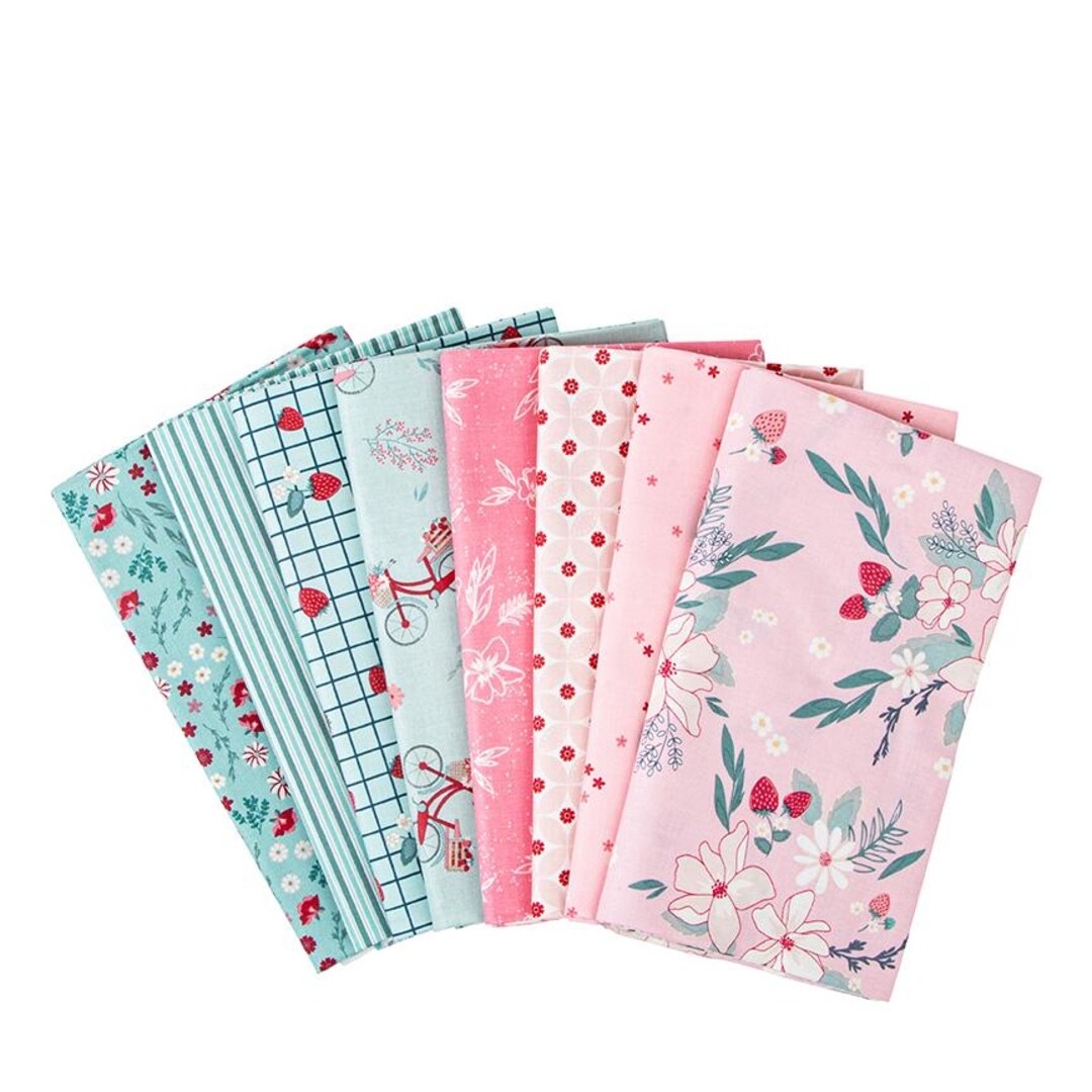 PREORDER Riley Blake Berry Market Piece Mini Fat Quarter Bundle ...