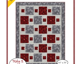 Fabric Cafe EZ Patch Pattern 3 Yard Quilt Pattern - Quilt Pattern ...