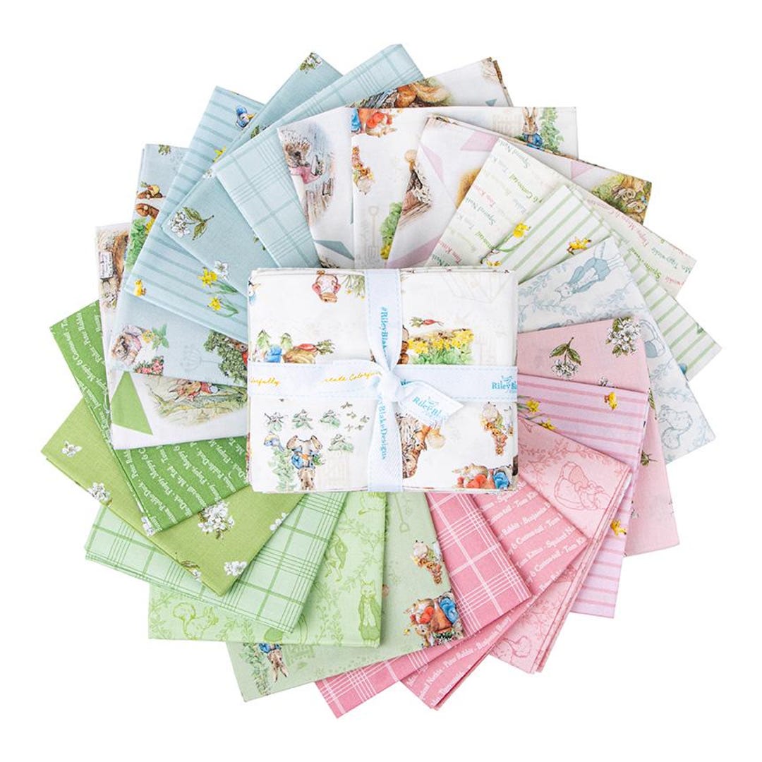 PREORDER Riley Blake Peter Rabbit and Friends Fat Quarter Bundle Baby ...