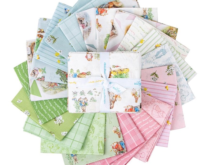 IN STOCK Riley Blake Peter Rabbit and Friends Fat Quarter Bundle - Baby ...