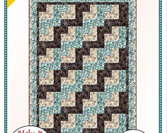 Fabric Cafe Sew Quick Pattern 3 Yard Quilt Pattern - Quilt Pattern ...