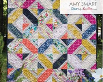 Craftsman Quilt PATTERN by Amy Smart Fat Quarter Quilt Pattern - Etsy