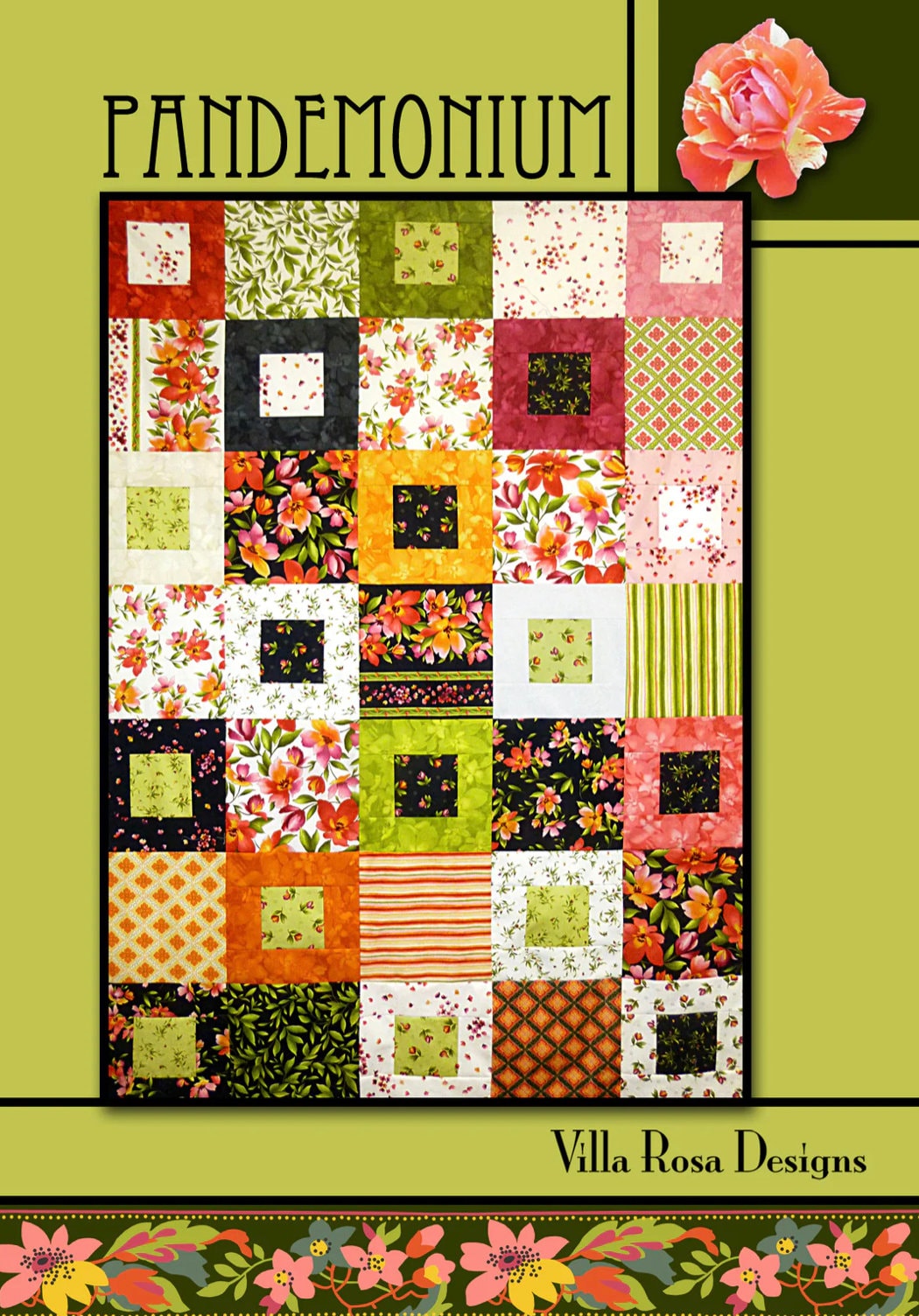 Villa Rosa Designs Pandemonium Pattern - Quilt Pattern - Villa Rosa ...