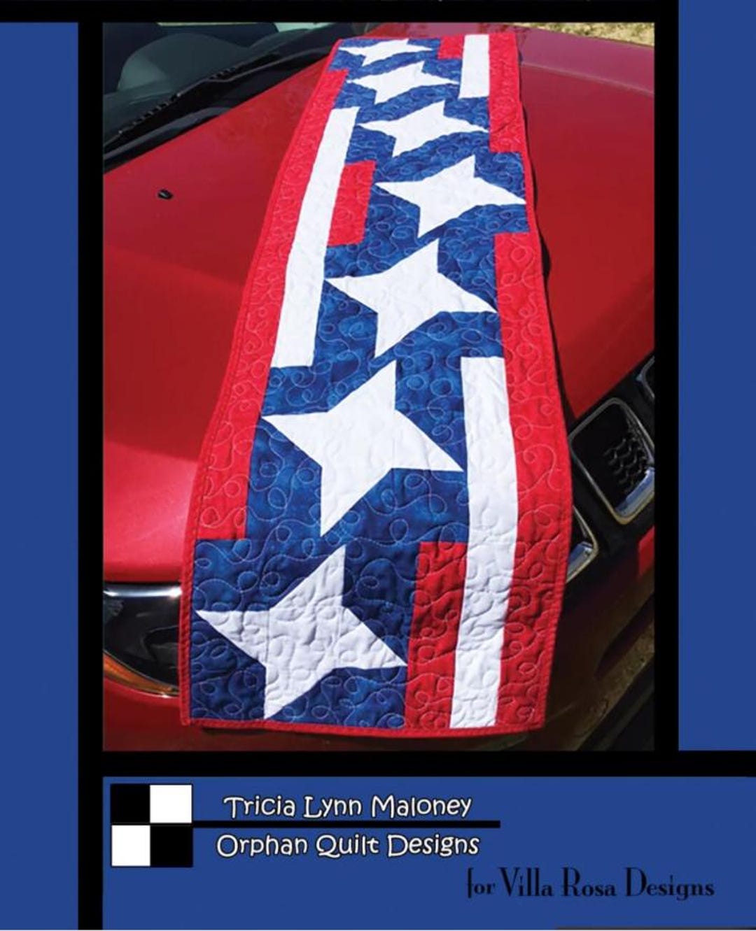 Villa Rosa Designs Banner Day Pattern - Fat Quarter Quilt Pattern ...