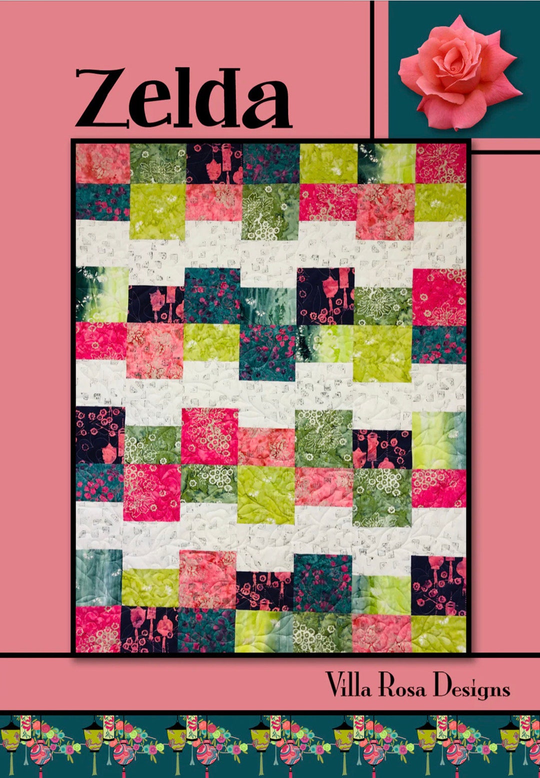 Villa Rosa Designs Zelda Pattern - Villa Rosa - Fat Quarter Pattern ...