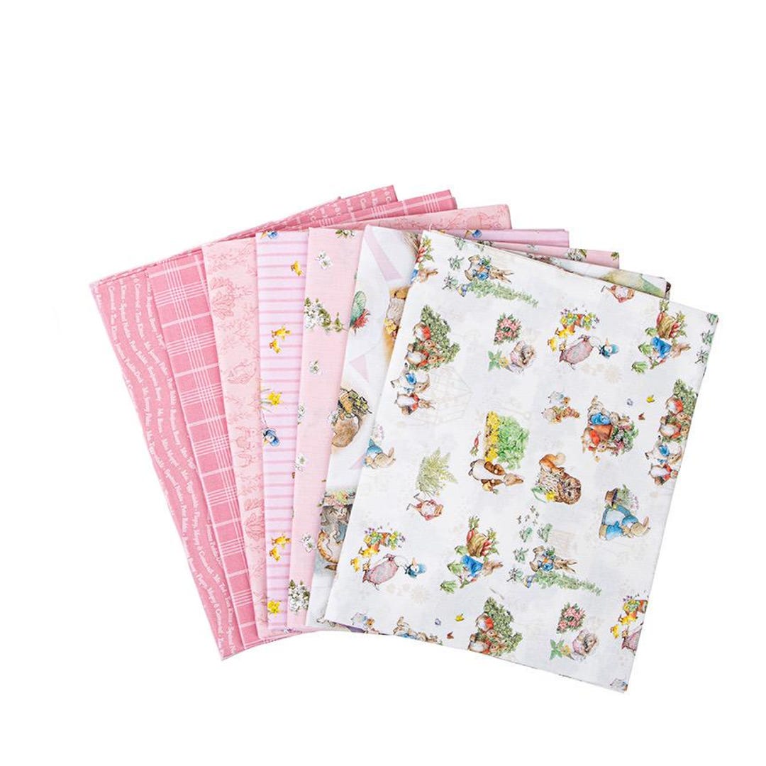 PREORDER Riley Blake Peter Rabbit and Friends 7 Piece Mini Fat Quarter ...