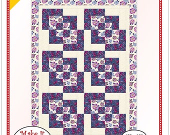 Fabric Cafe EZ Patch Pattern 3 Yard Quilt Pattern Quilt Pattern Fabric ...