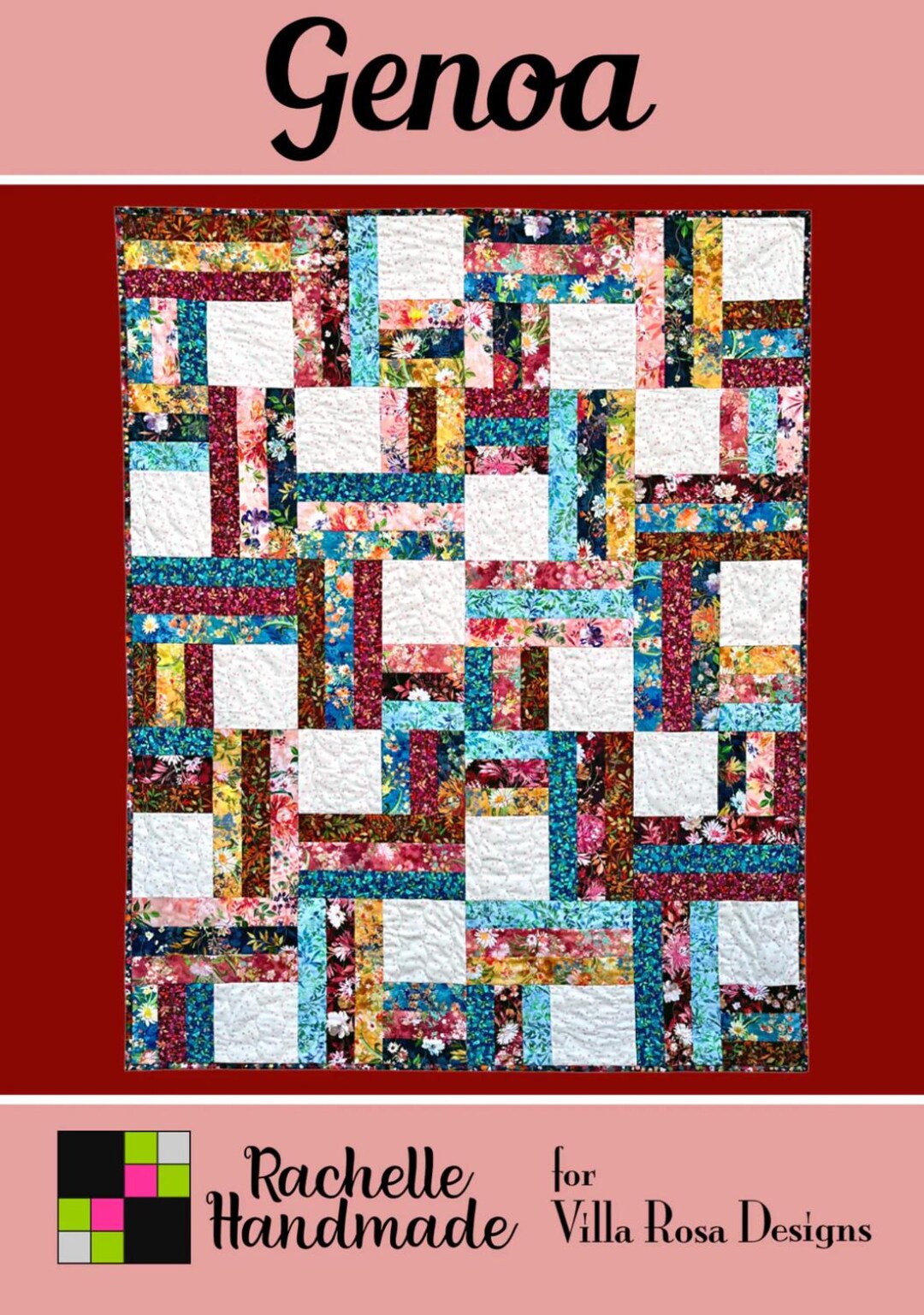 Villa Rosa Designs Genoa Quilt Pattern - Fat Quarter Quilt Pattern ...